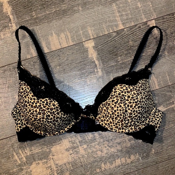 Ambrielle | Intimates & Sleepwear | Ambrielle 36b Leopard Print Push Up ...